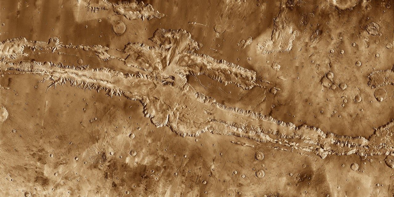 The Grand Canyon of Mars-Valles Marineris - NASA Science