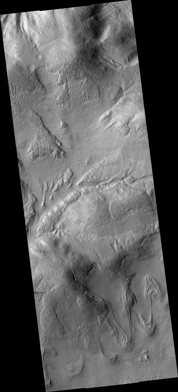Gullies and Flow Features along Crater Wall in Promethei Terra - NASA ...