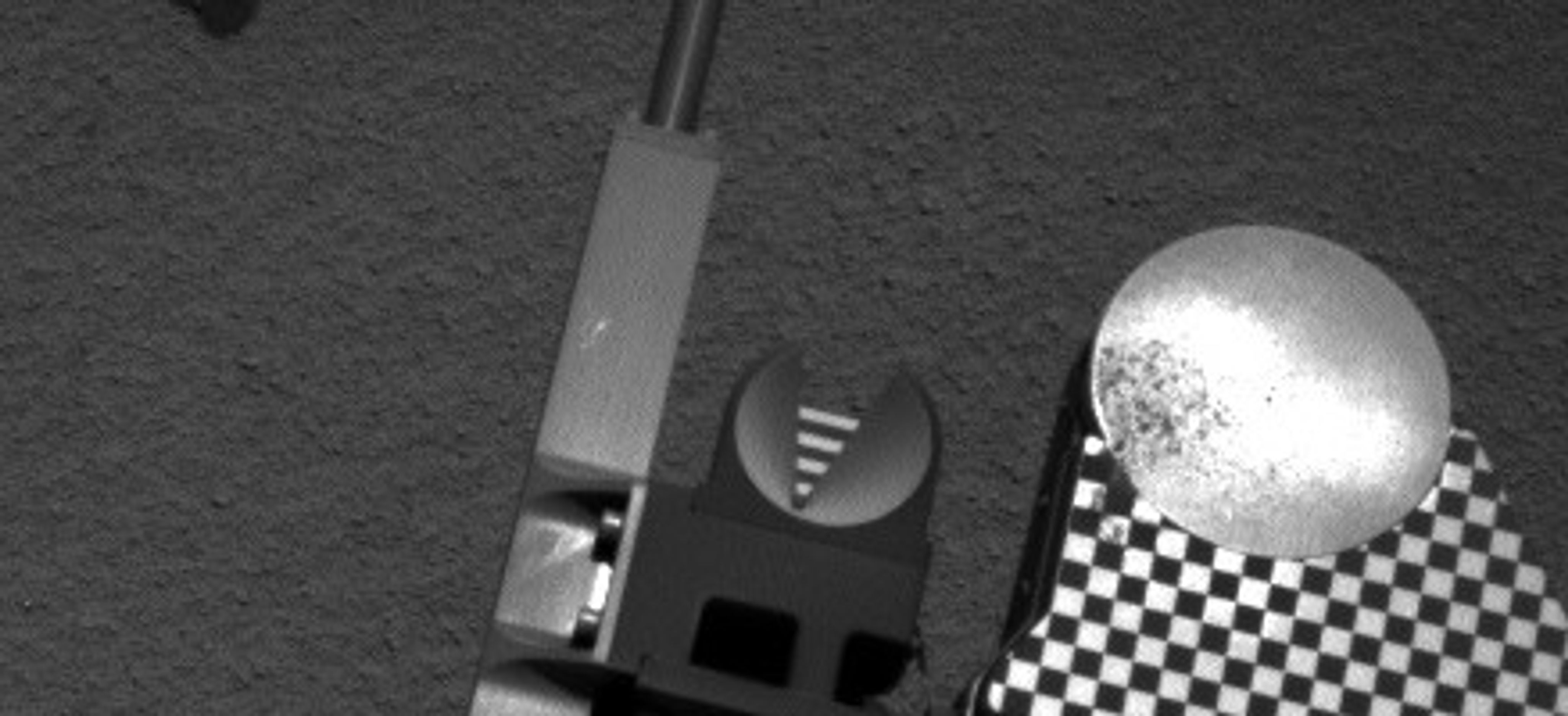 Scooped Material on Rover's Observation Tray - NASA Science