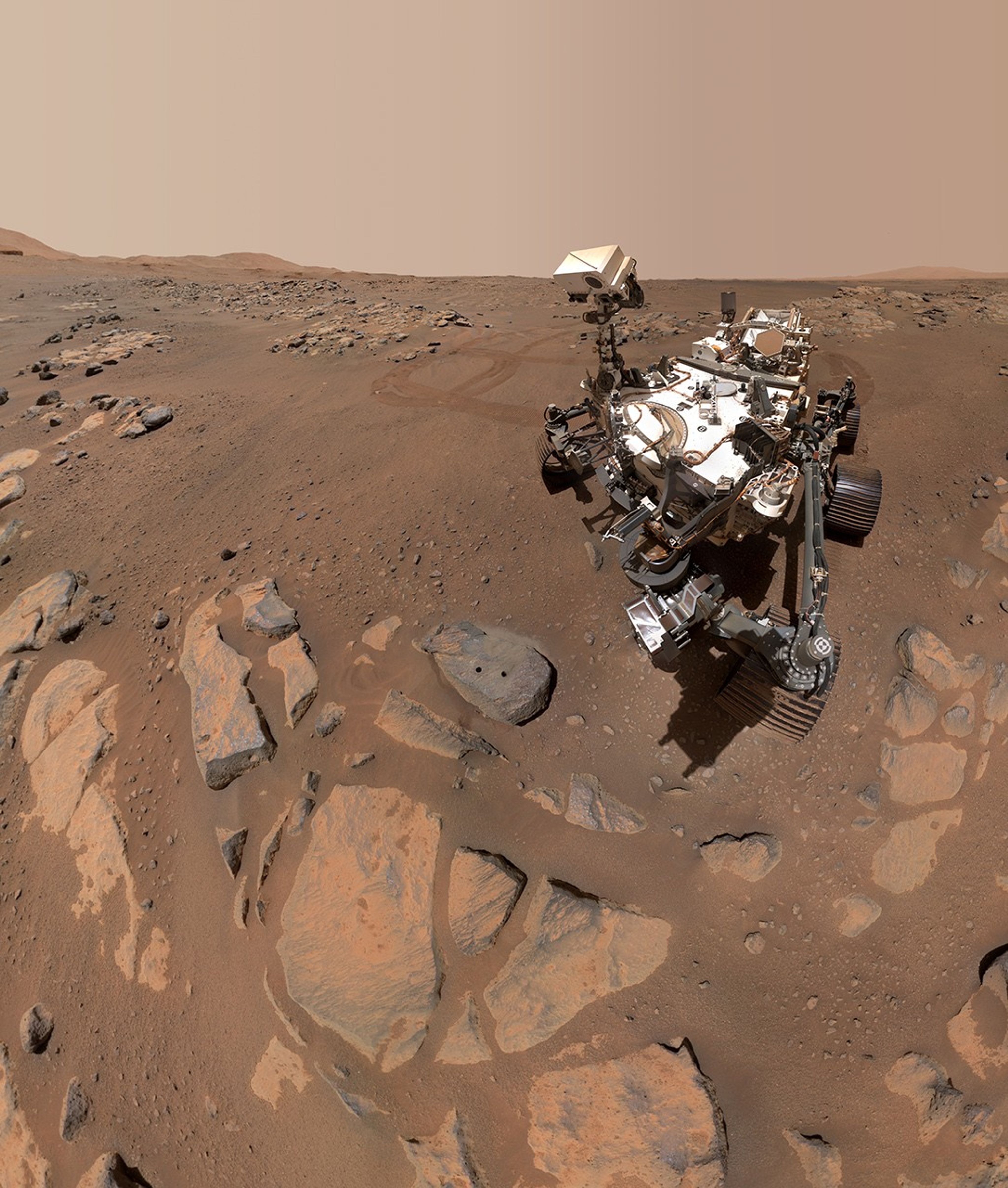 Perseverance's Selfie at “Rochette” - NASA Science