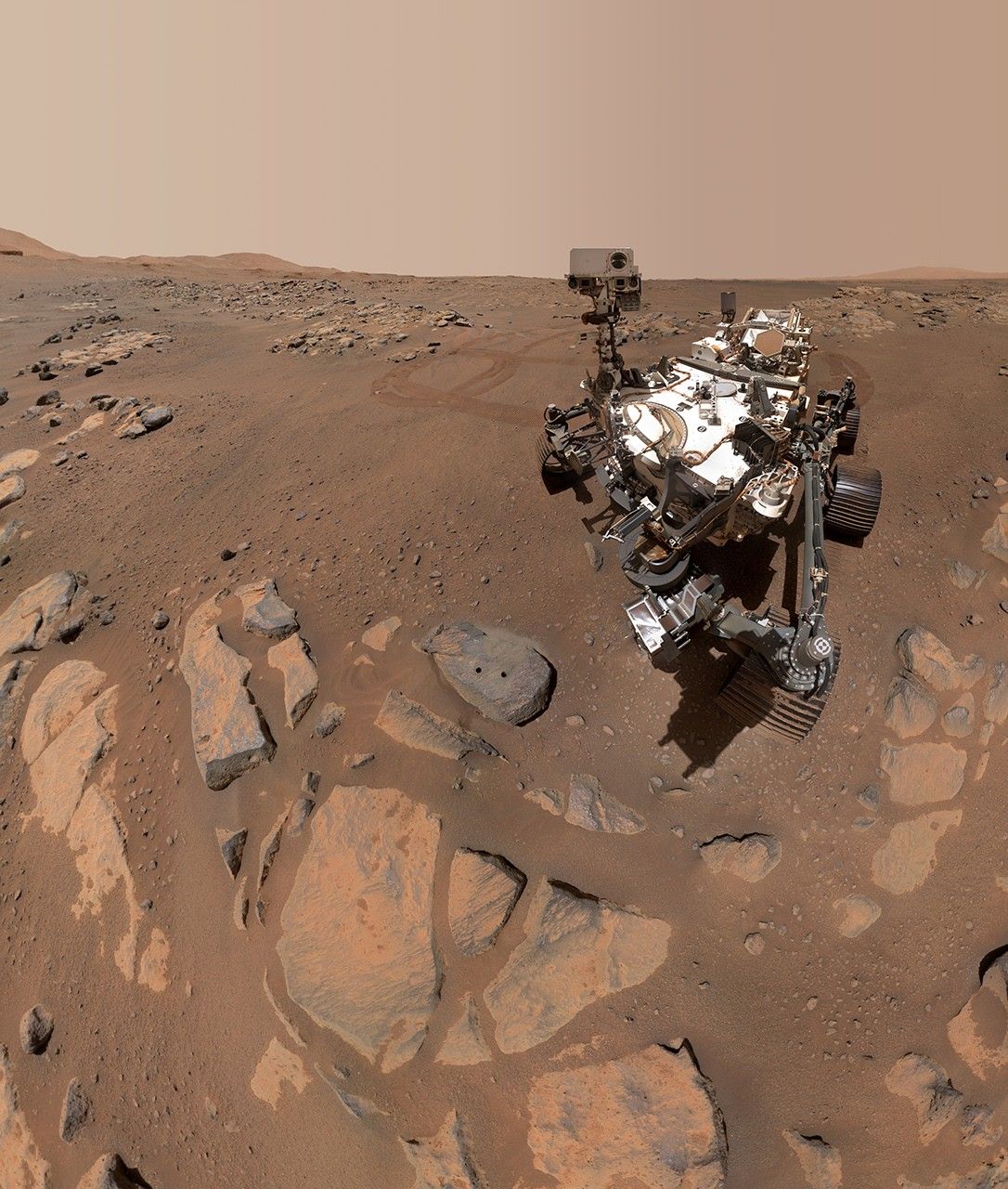 Perseverance's Selfie at “Rochette” - NASA Science