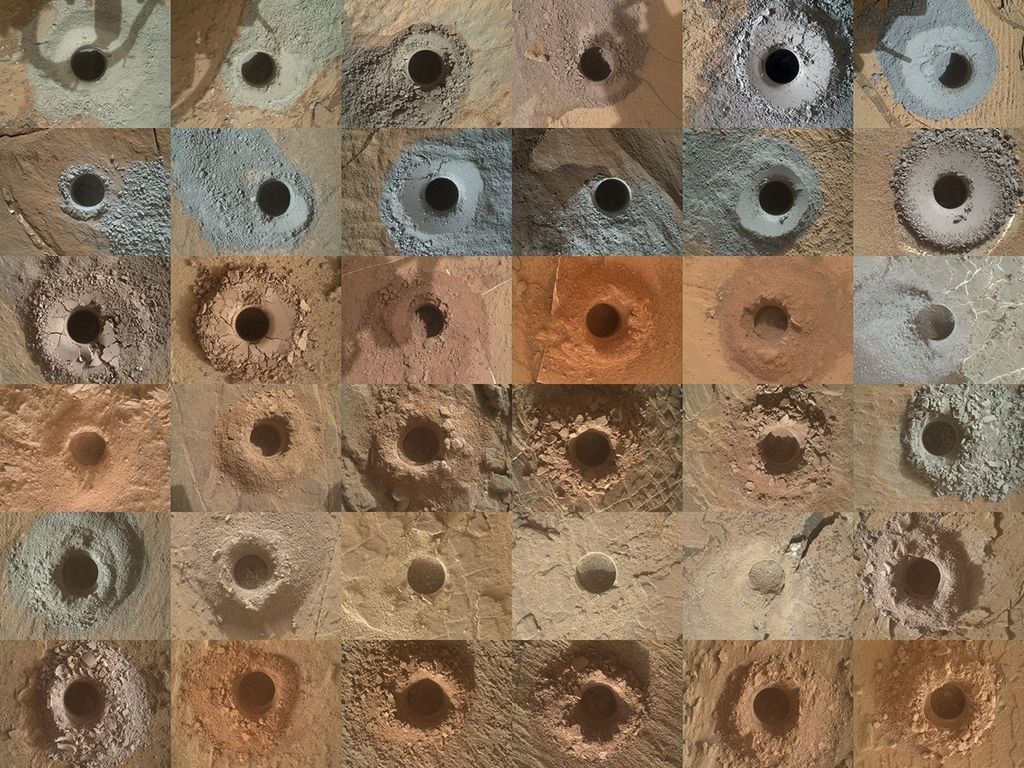 Curiosity's 36 Drill Holes - NASA Science