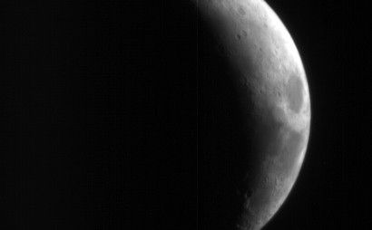 High-Resolution Mars Camera Test Image of Moon (Infrared) - NASA Science