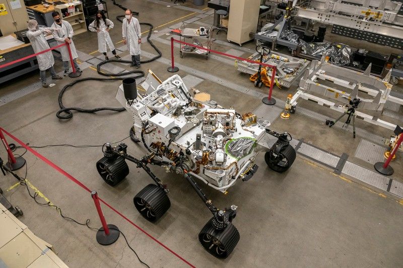 Perseverance Test Rover's First Drive - NASA Science
