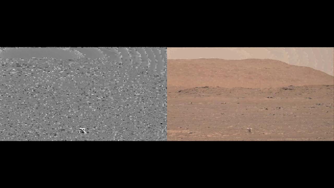 Enhanced Video Shows Dust During Ingenuity's Flight - NASA Science