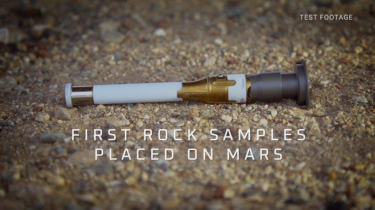 Perseverance's Backup Rock Sample Tubes Placed on Mars Surface - NASA Science