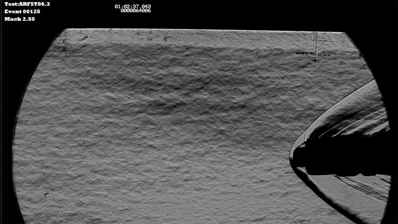 Historic Wind Tunnel Facility Testing NASA's Mars Ascent Vehicle Rocket ...