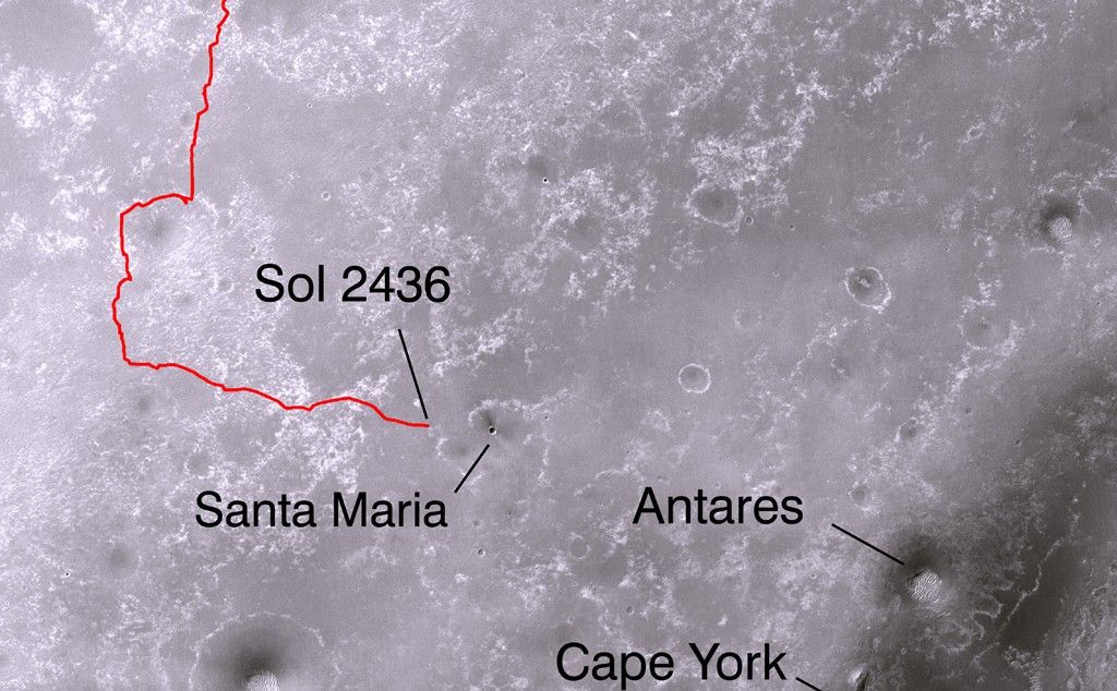 Opportunity's Path on Mars Through Sol 2436 - NASA Science