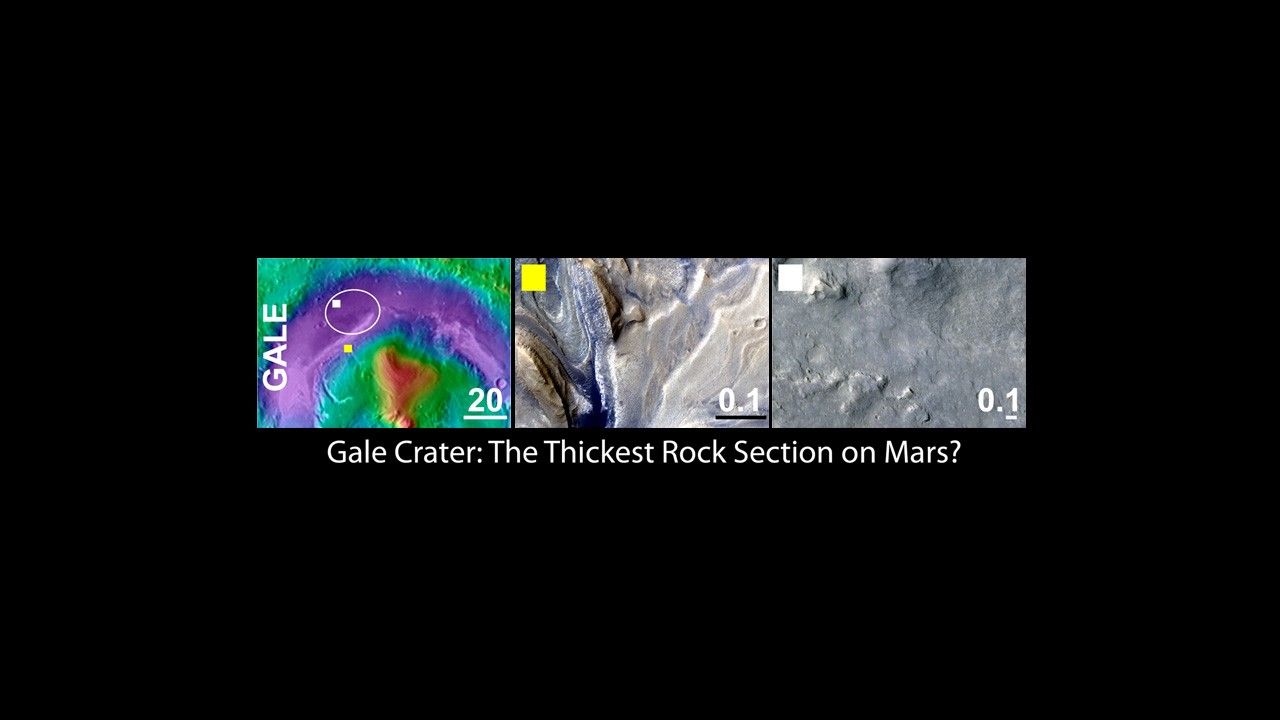 Gale Crater, the Selected Landing Site for Curiosity - NASA Science