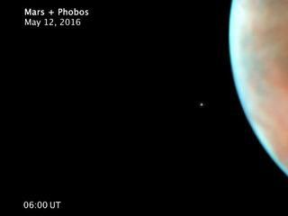 Time-lapse Video of Phobos in Orbit around Mars (Annotated and Smoothed ...