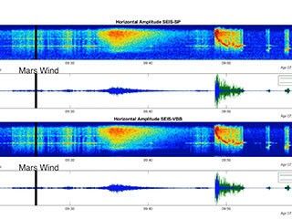 First Likely Marsquake Heard by NASA's InSight - NASA Science