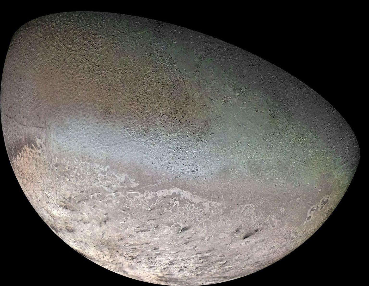 Global Color Mosaic of Triton - NASA Science
