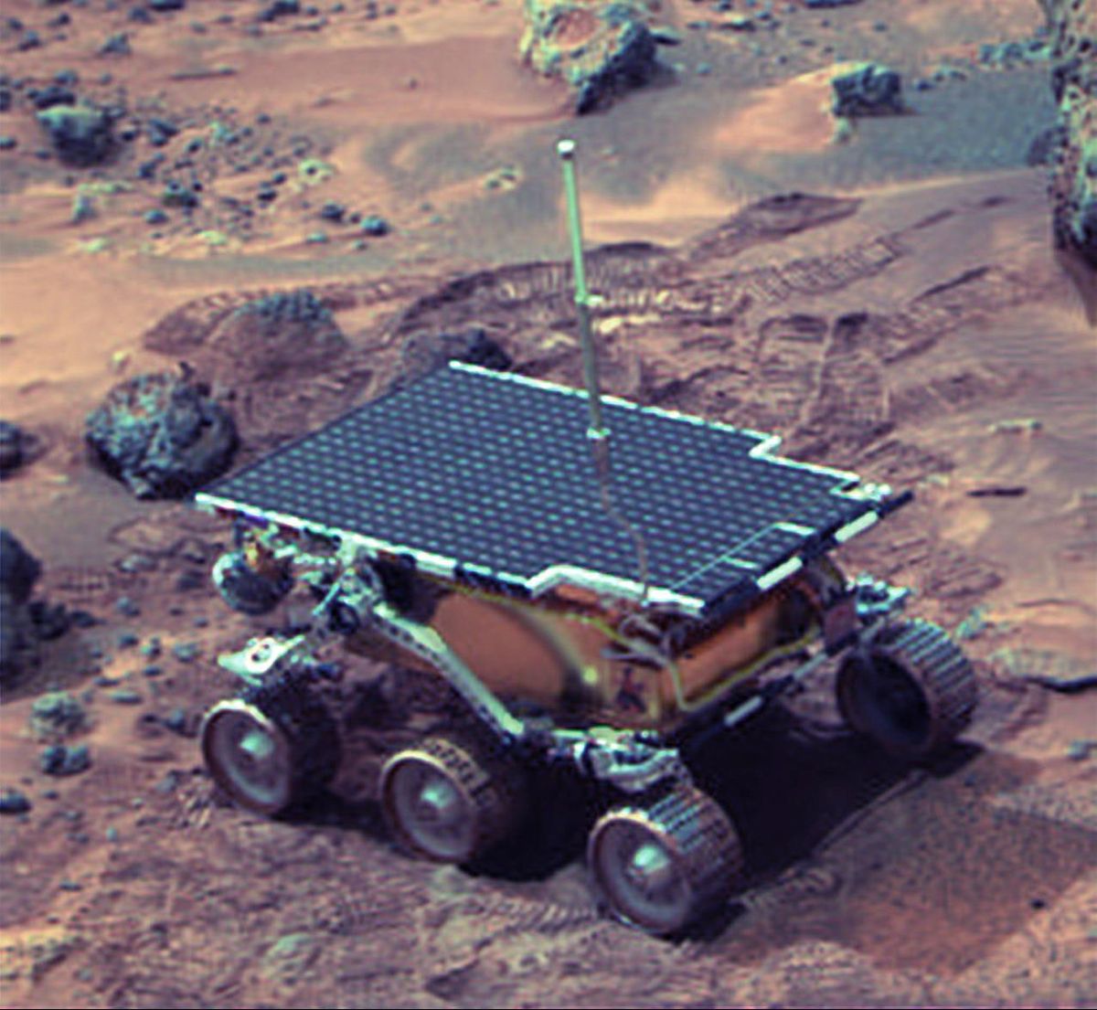 Sojourner Rover Near “The Dice” - NASA Science
