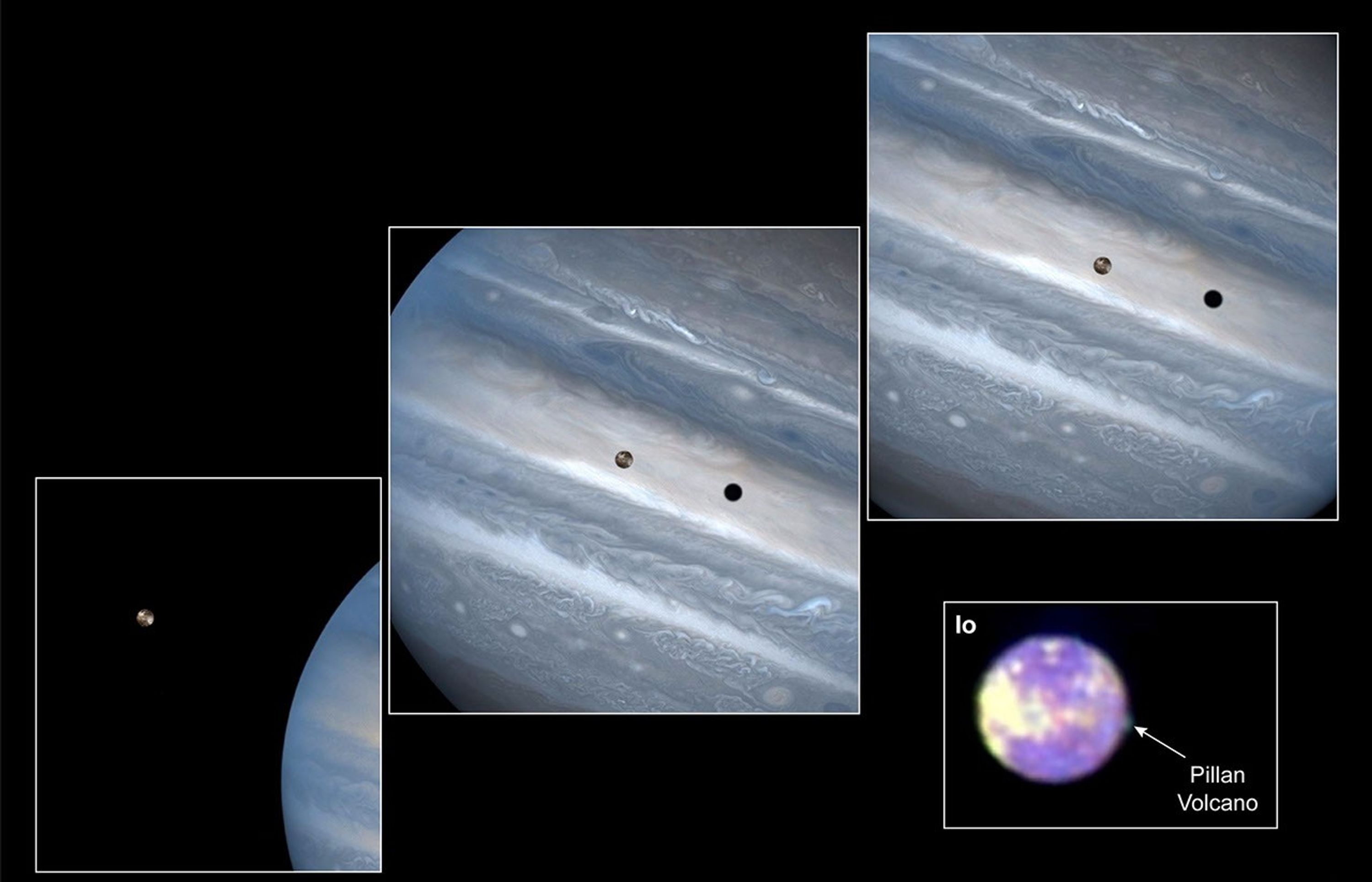 Hubble Clicks Images of Io Sweeping Across Jupiter - NASA Science