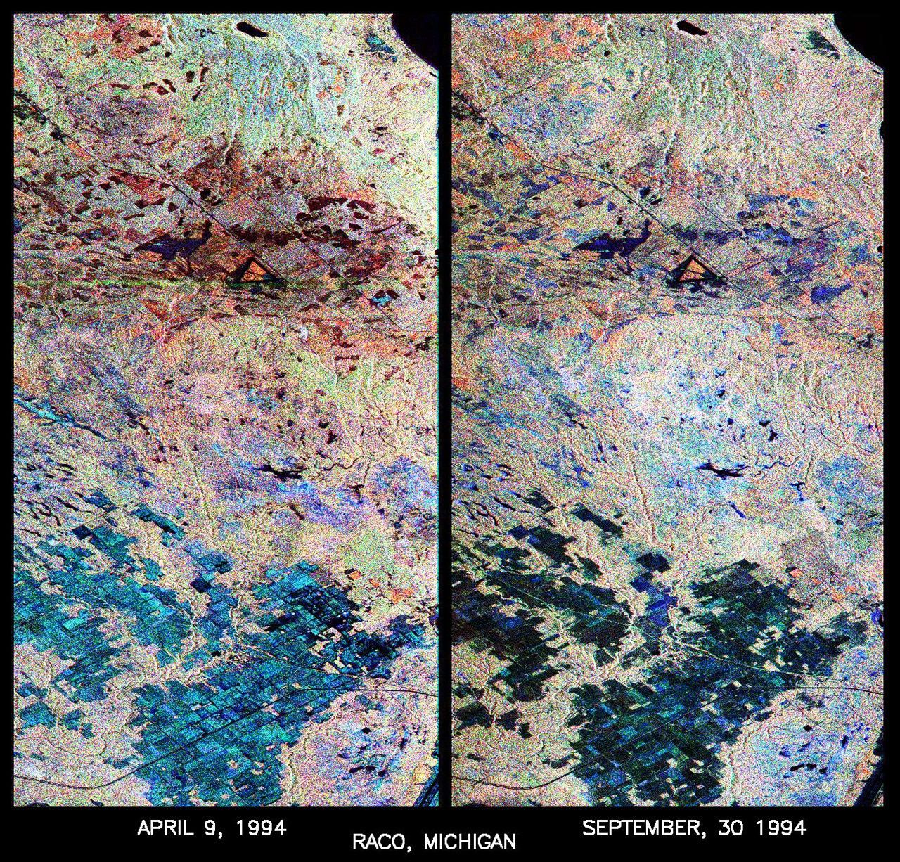 Space Radar Image of Raco, Michigan - NASA Science