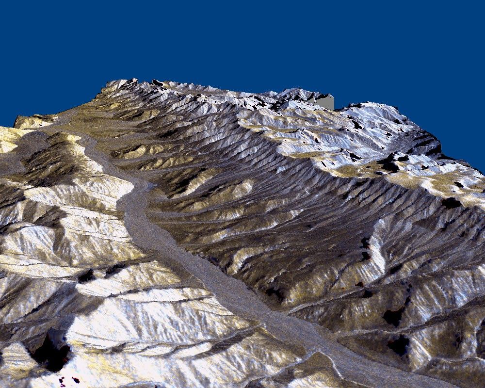 Space Radar Image of Karakax Valley, China 3-D - NASA Science