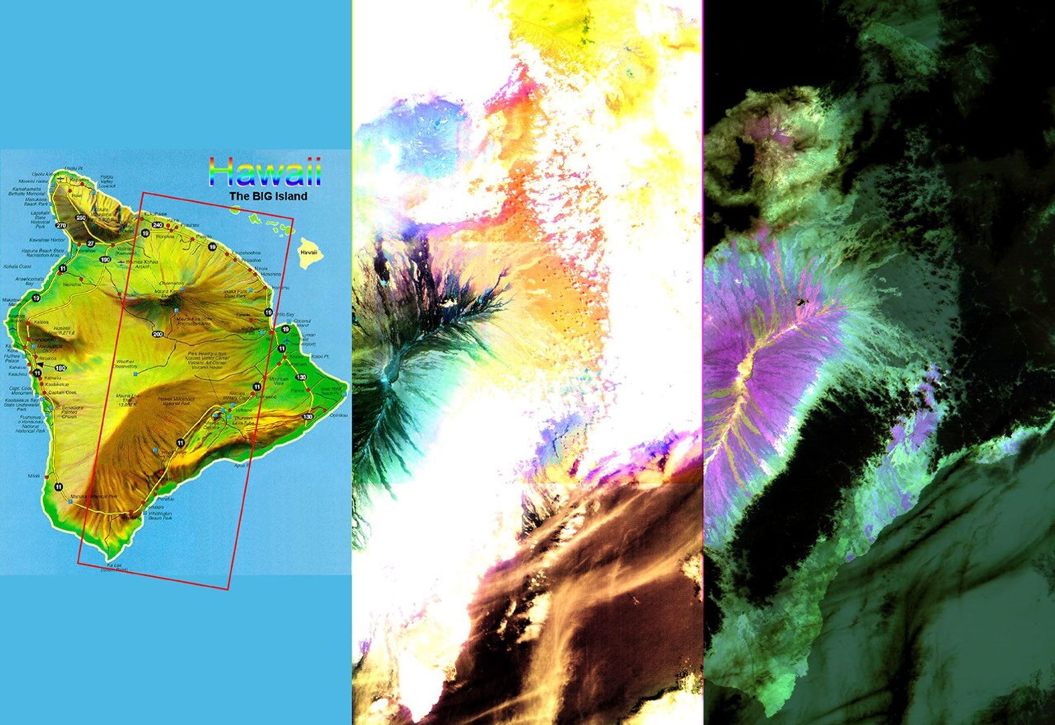 ASTER Images the Island of Hawaii - NASA Science