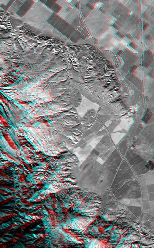 SRTM Anaglyph: Wheeler Ridge, California - NASA Science