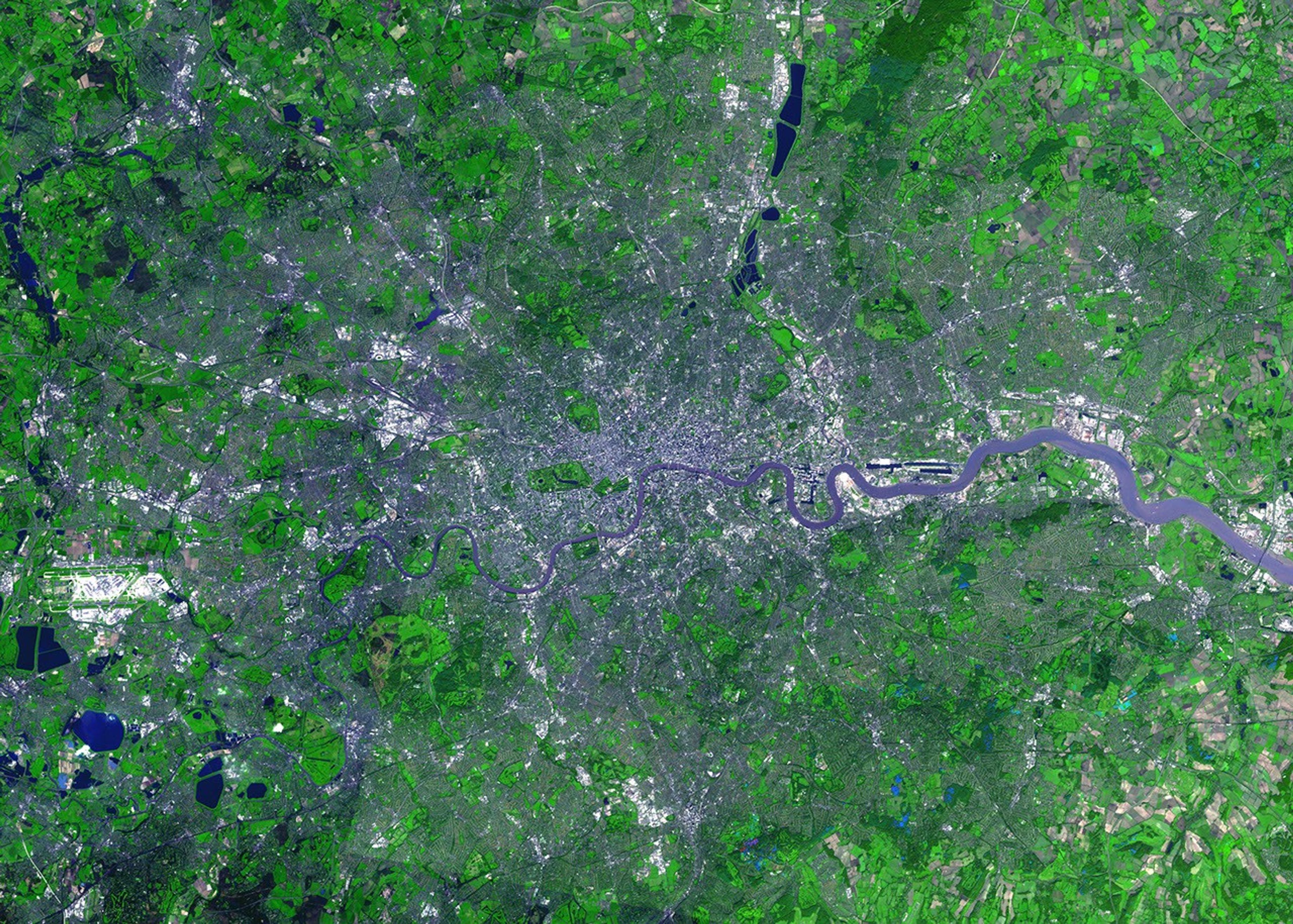 river thames from space