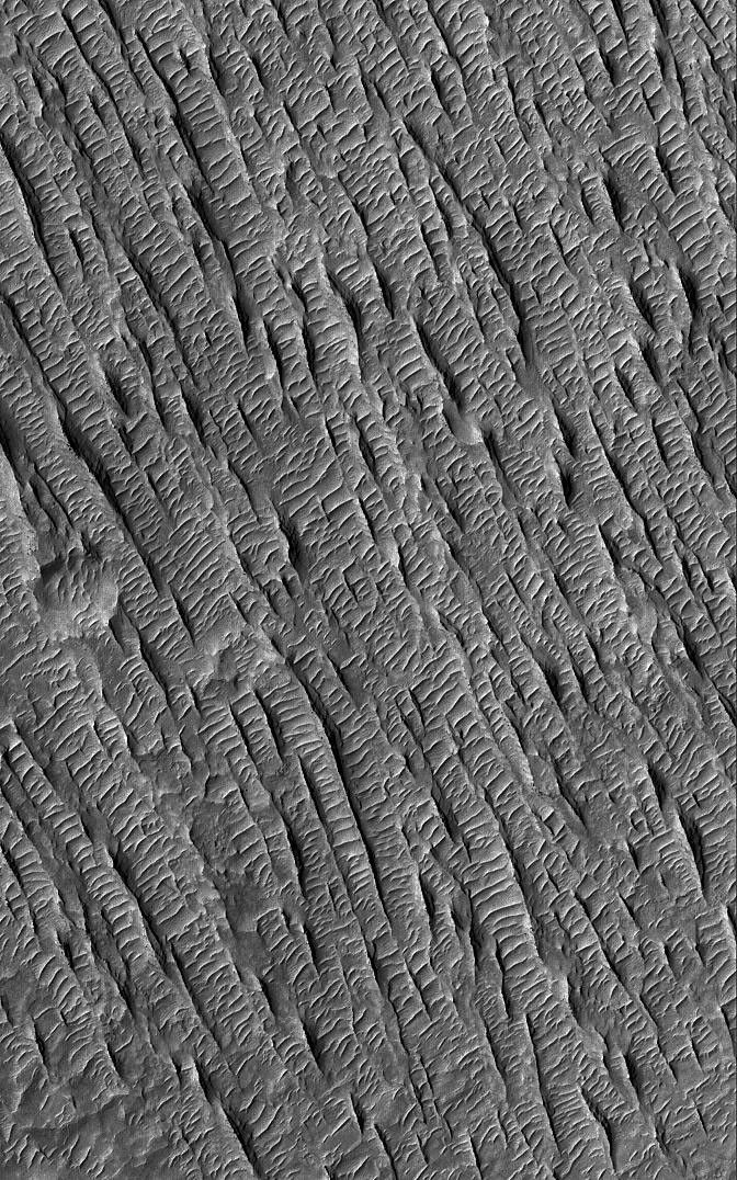 Yardangs in Aeolis - NASA Science