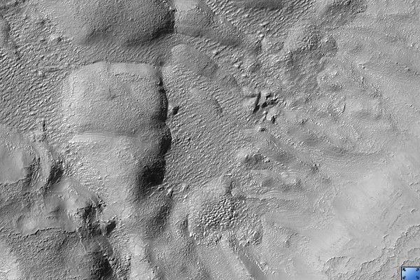 Mantling Material on Crater Floor - NASA Science