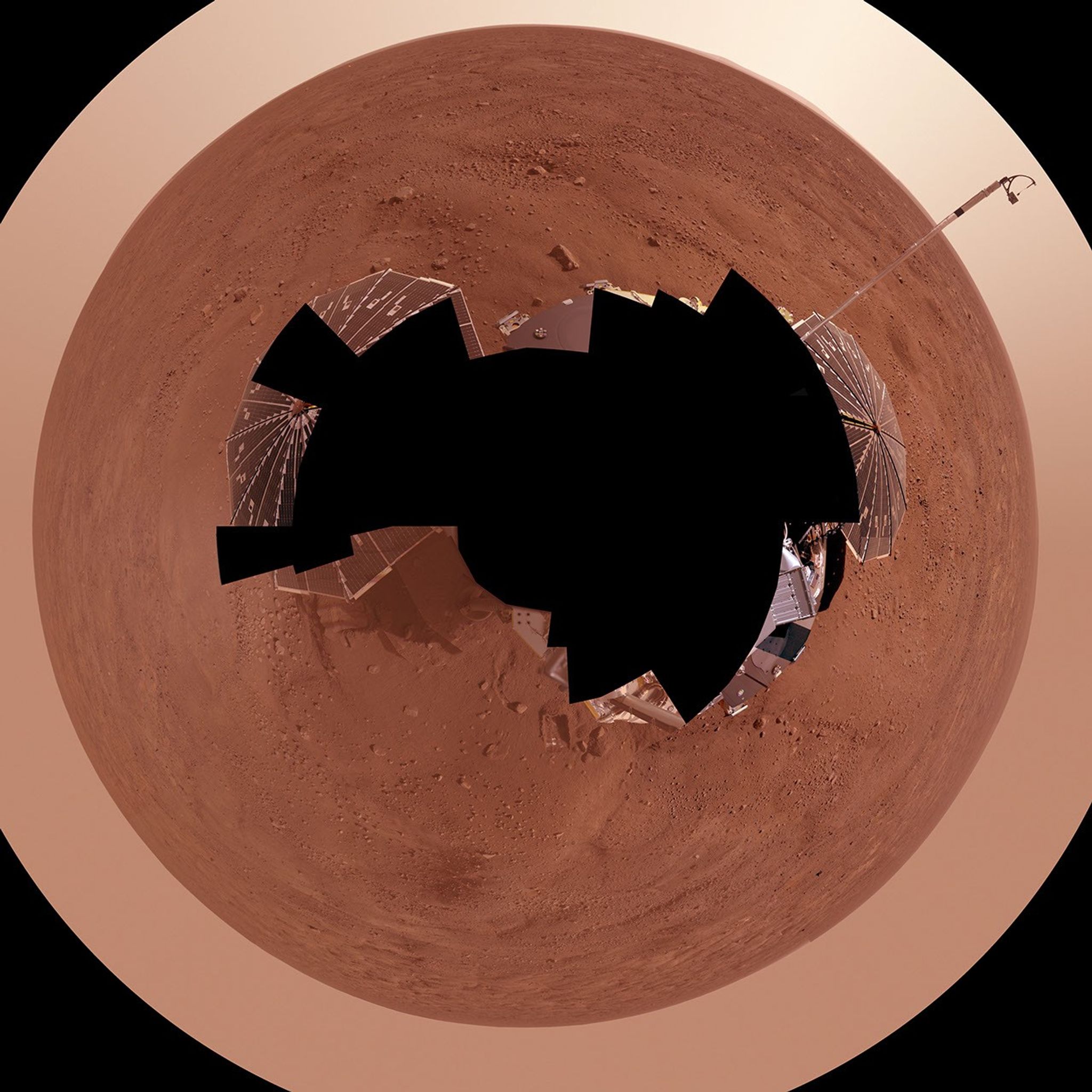 Full-Circle Color Panorama of Phoenix Landing Site on Northern Mars ...