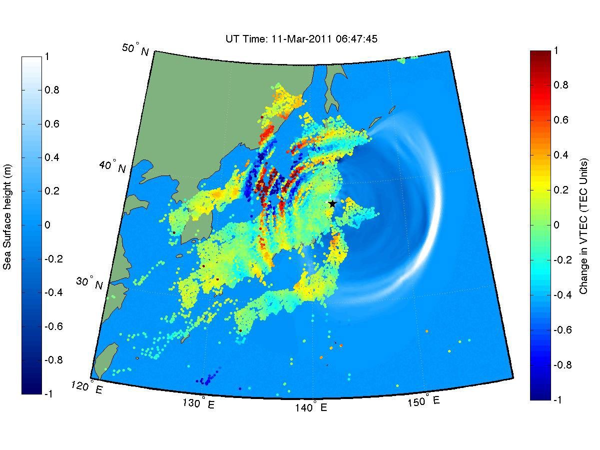 NASA 'Sees' Tohoku-Oki Earthquake and Tsunami in Earth's Upper ...