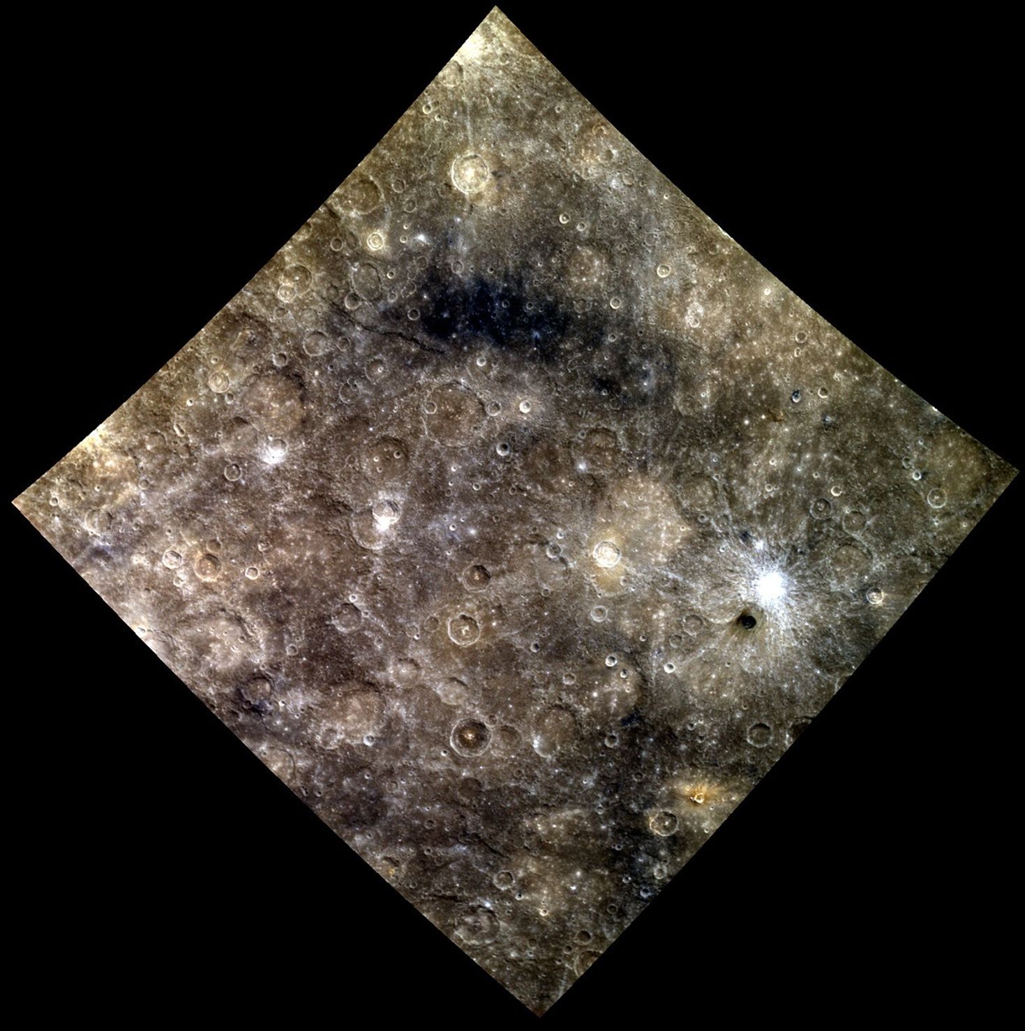 mercury surface colour