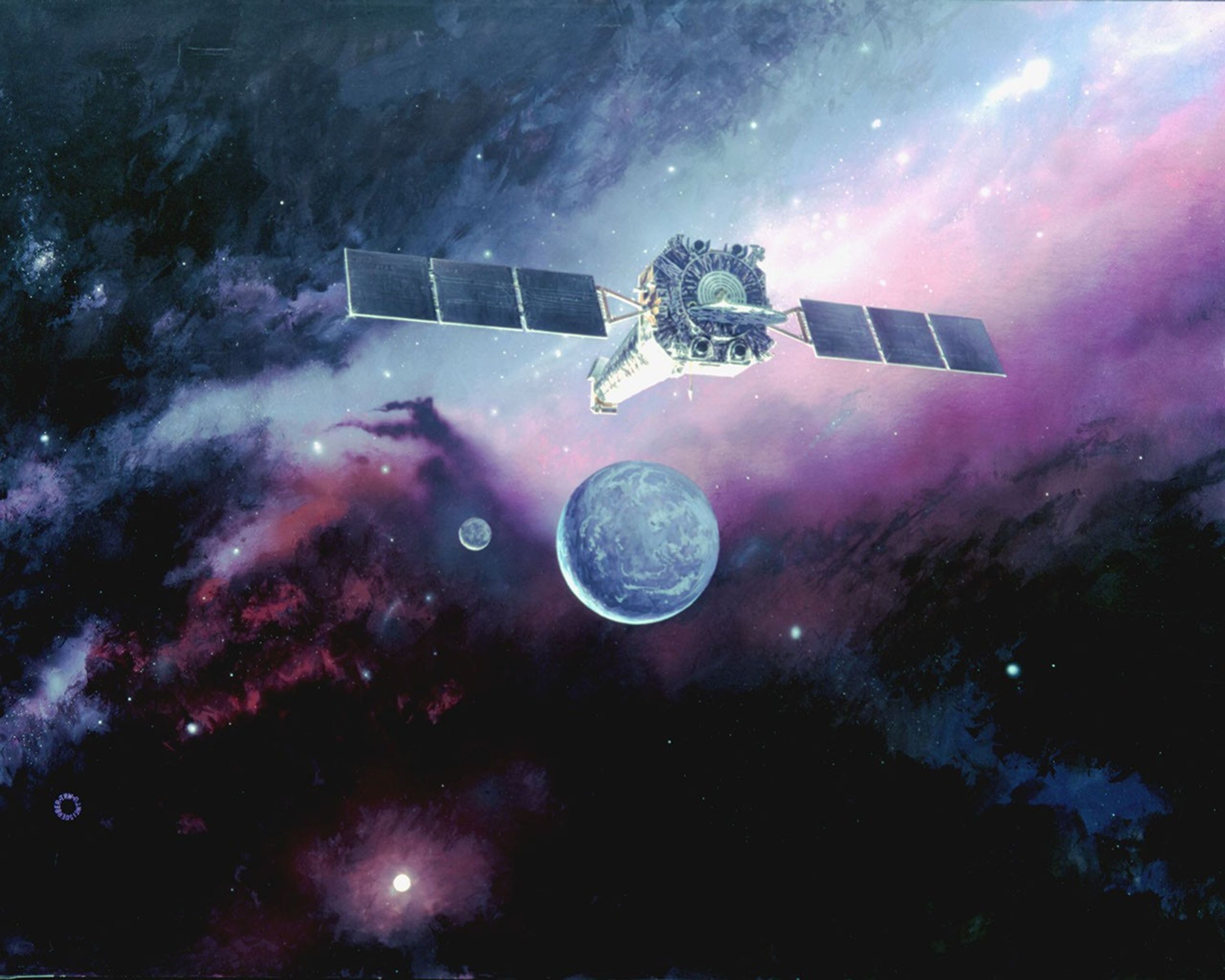 Chandra Spacecraft in Orbit (Artist's Concept) - NASA Science
