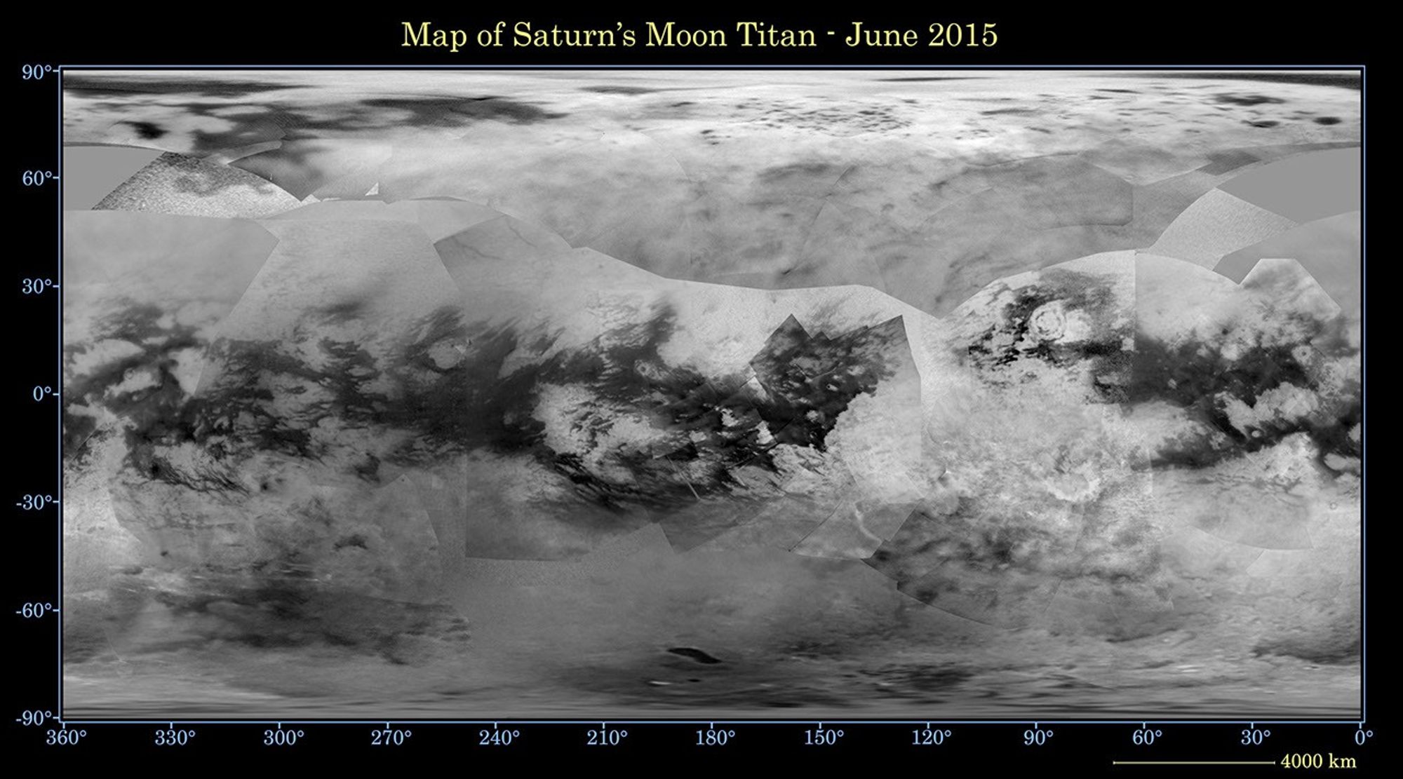 Titan Global Map - June 2015 - NASA Science