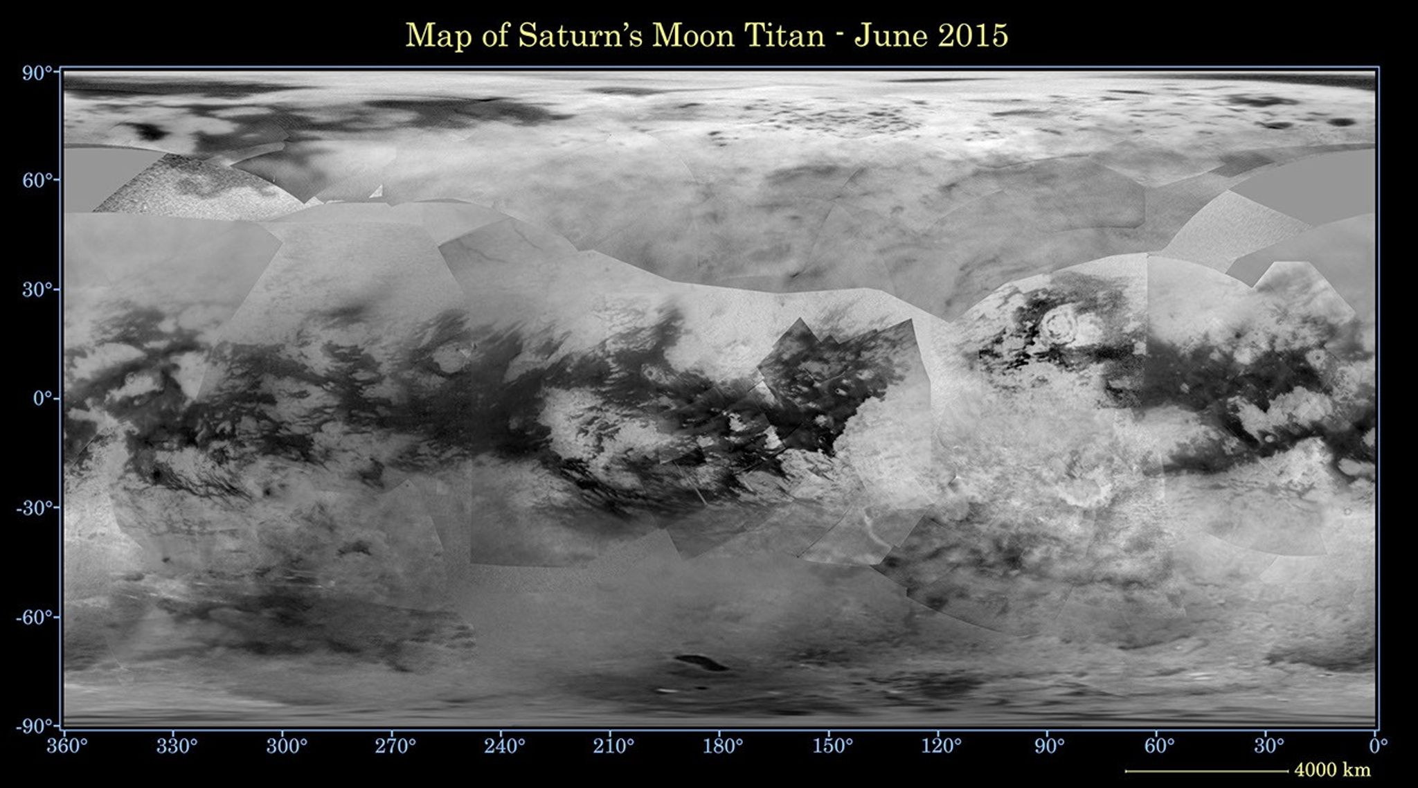 Titan Global Map - June 2015 - NASA Science