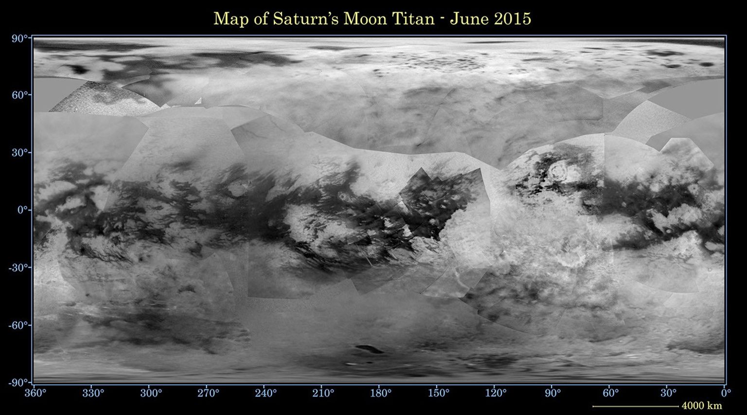 Titan Global Map - June 2015 - NASA Science
