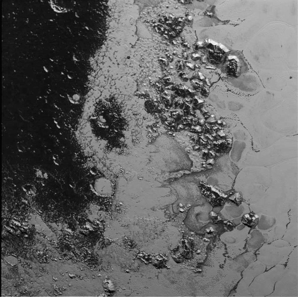 A Mountain Range within Pluto's 'Heart' - NASA Science
