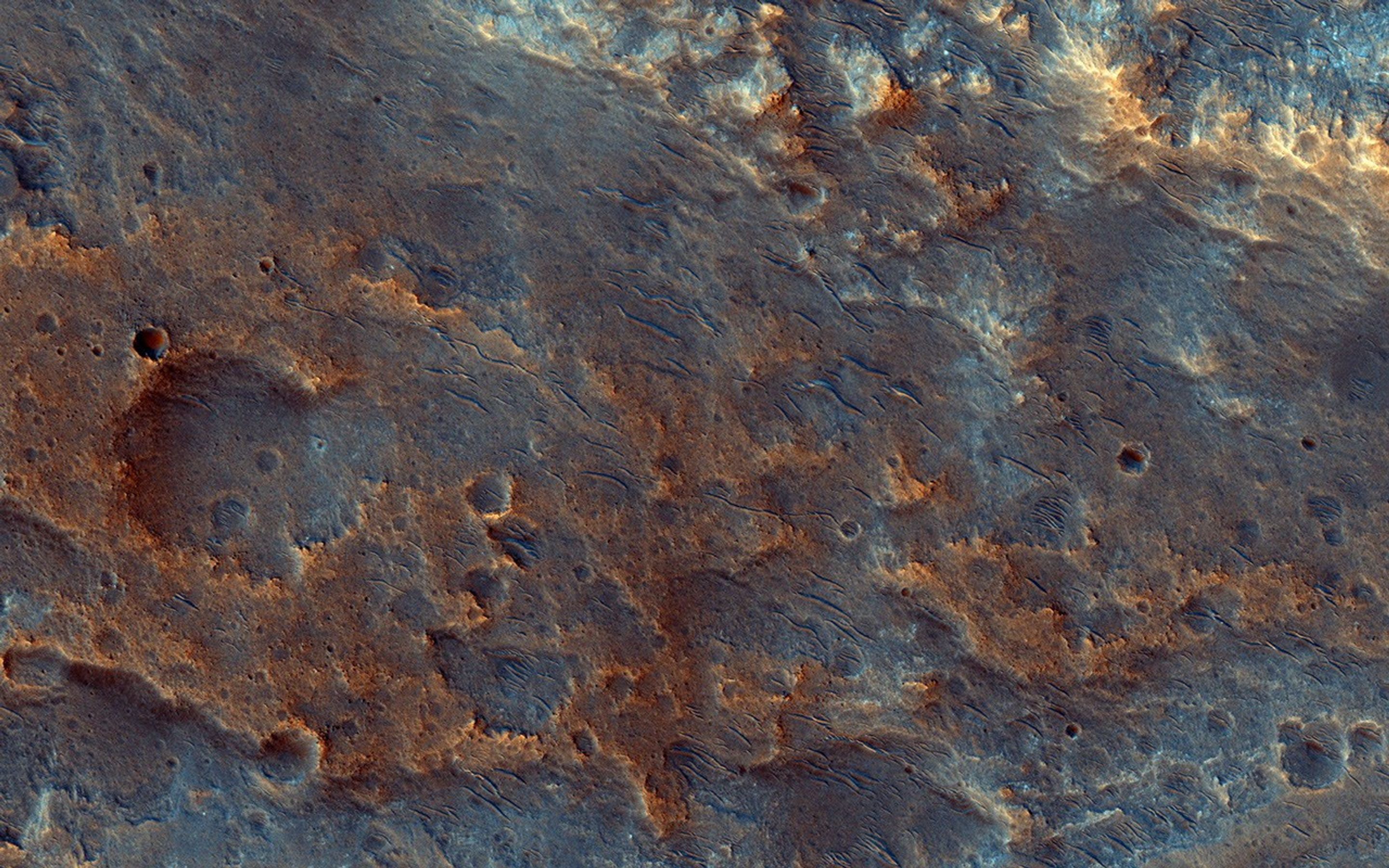 A Fan-Shaped Landform and Nearby Light-Toned Material - NASA Science