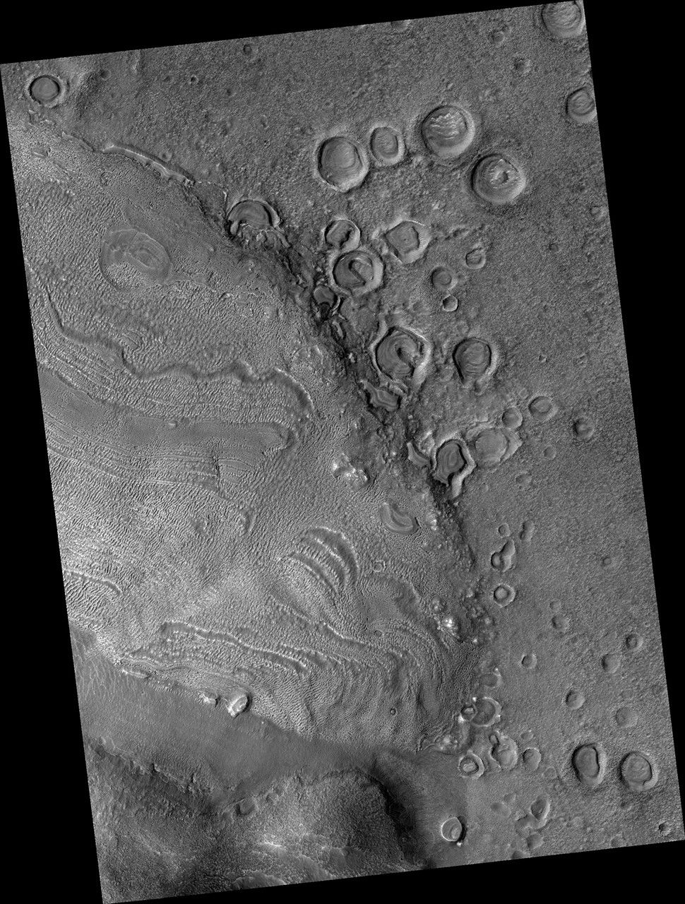 Textures in Deuteronilus Mensae - NASA Science