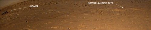 Ingenuity Spots Perseverance From the Air - NASA Science