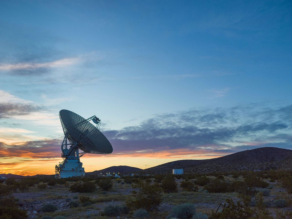 The Goldstone Solar System Radar at Sunset - NASA Science