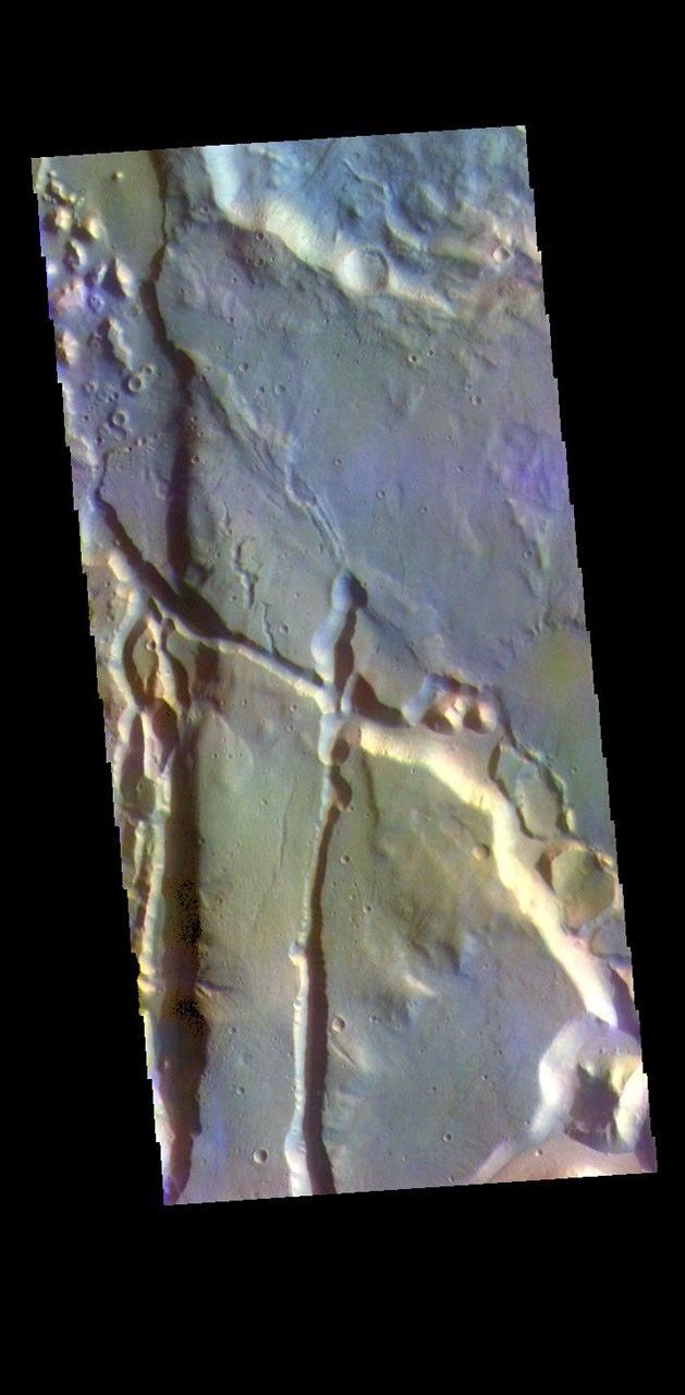 Cydonia Mensae - False Color - NASA Science