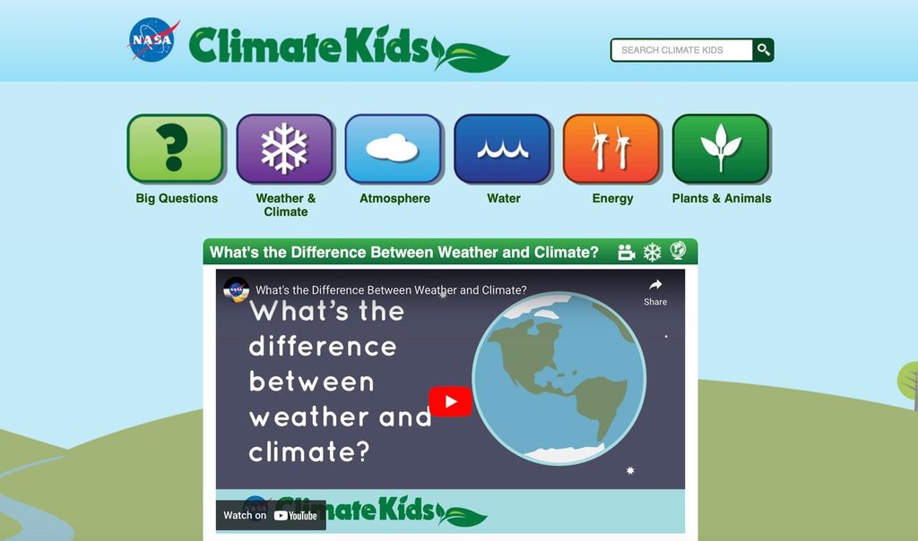 NASA Climate Kids Video: What is the difference between Climate and ...