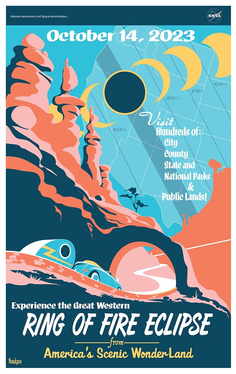 2023 Annular Eclipse Poster - NASA Science