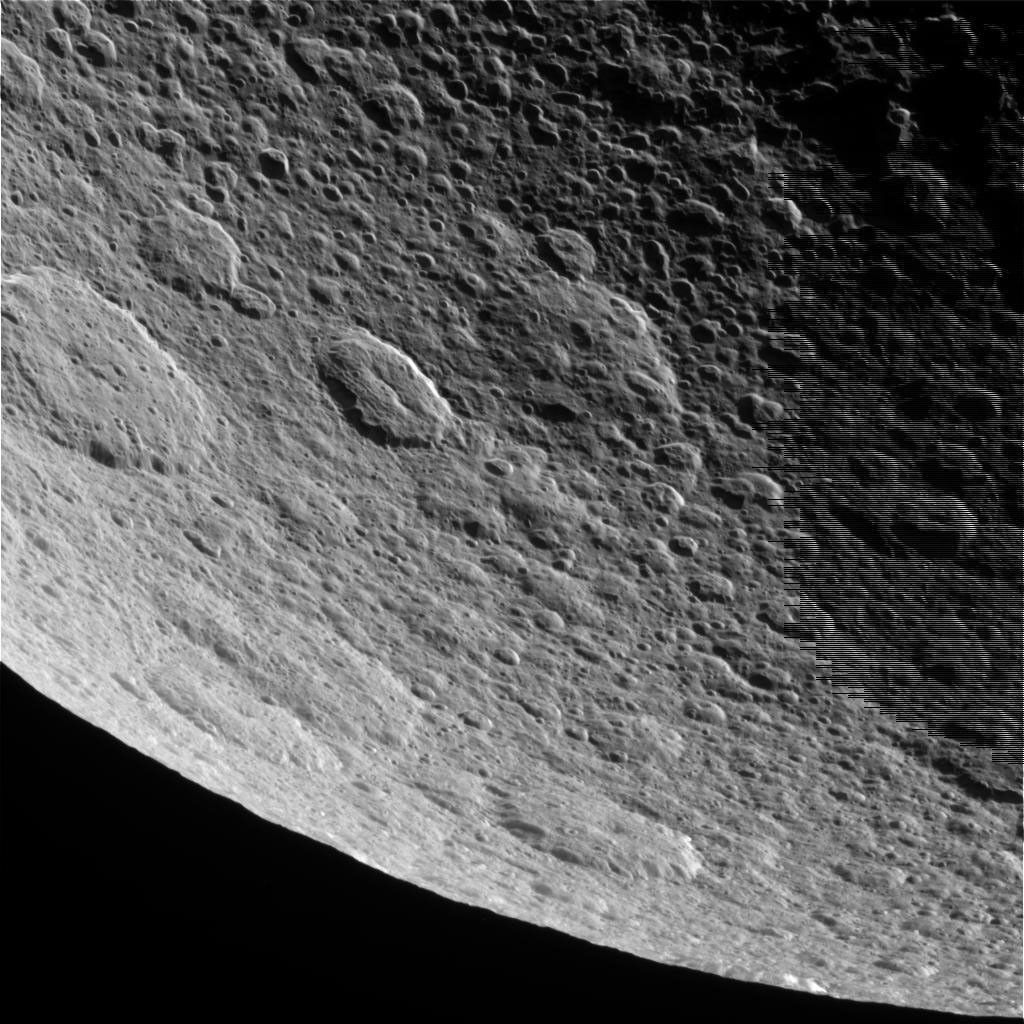 Battered Icy Moon (Raw Image) - NASA Science