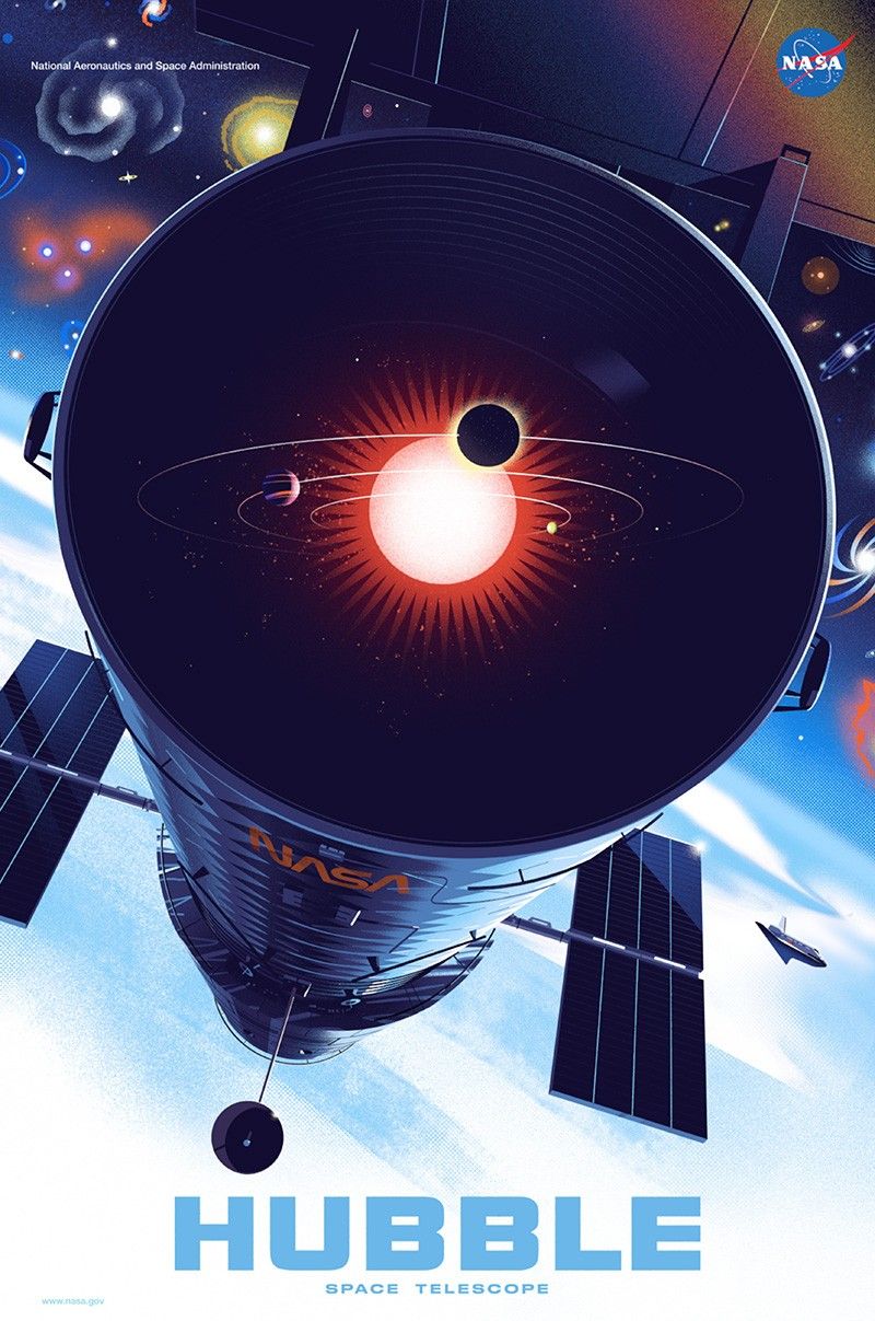 Hubble Space Telescope Poster - NASA Science