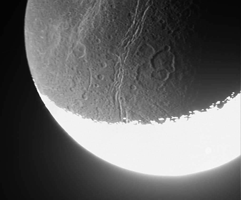 Dim Details on Dione - NASA Science