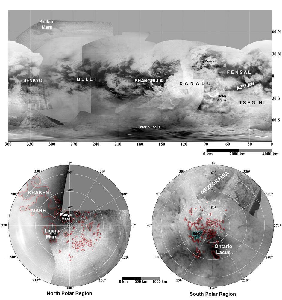 Maps of Titan - January 2009 - NASA Science