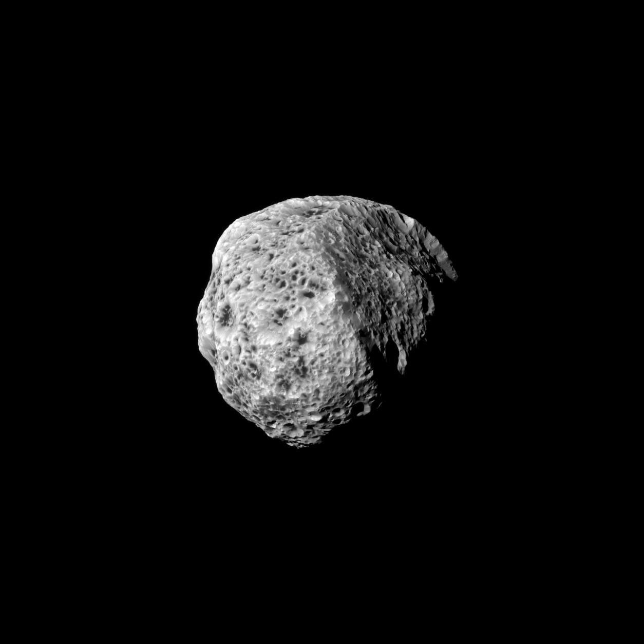 Spongy Hyperion - NASA Science