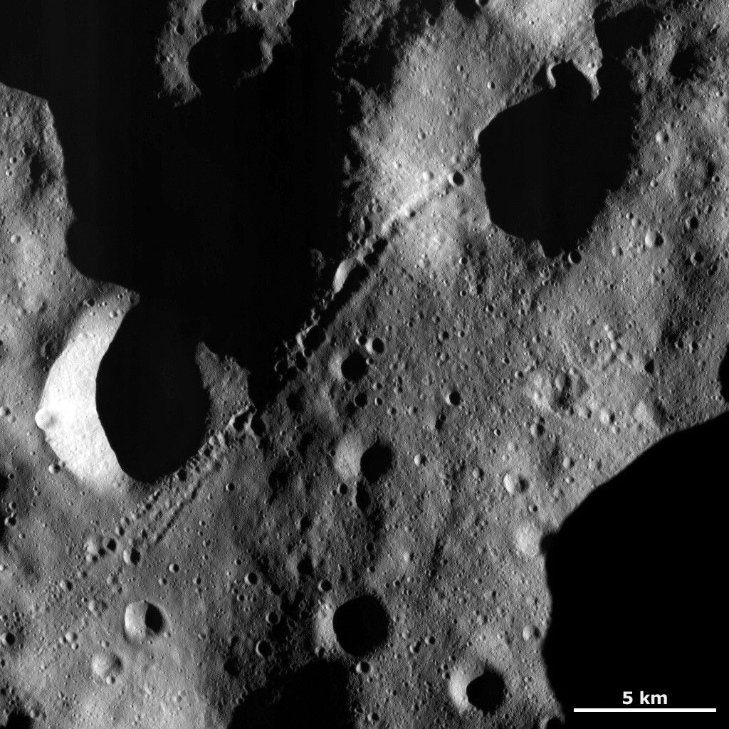 Chain of Secondary Craters - NASA Science