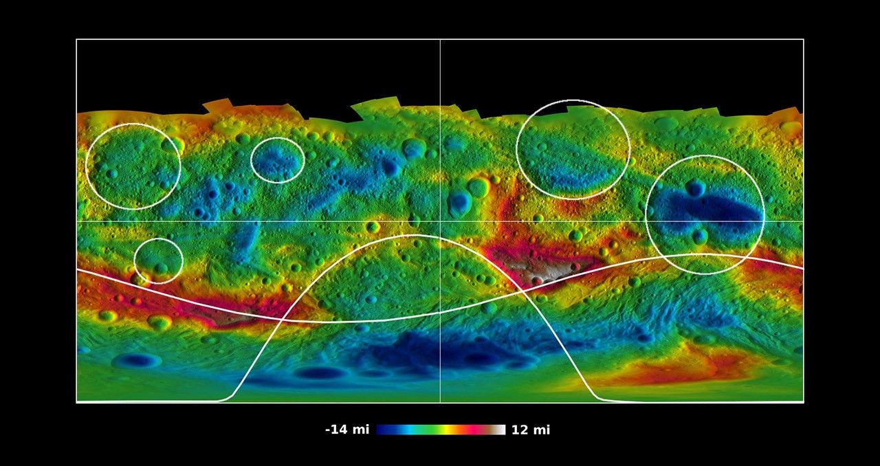 Global Topography of Vesta - NASA Science
