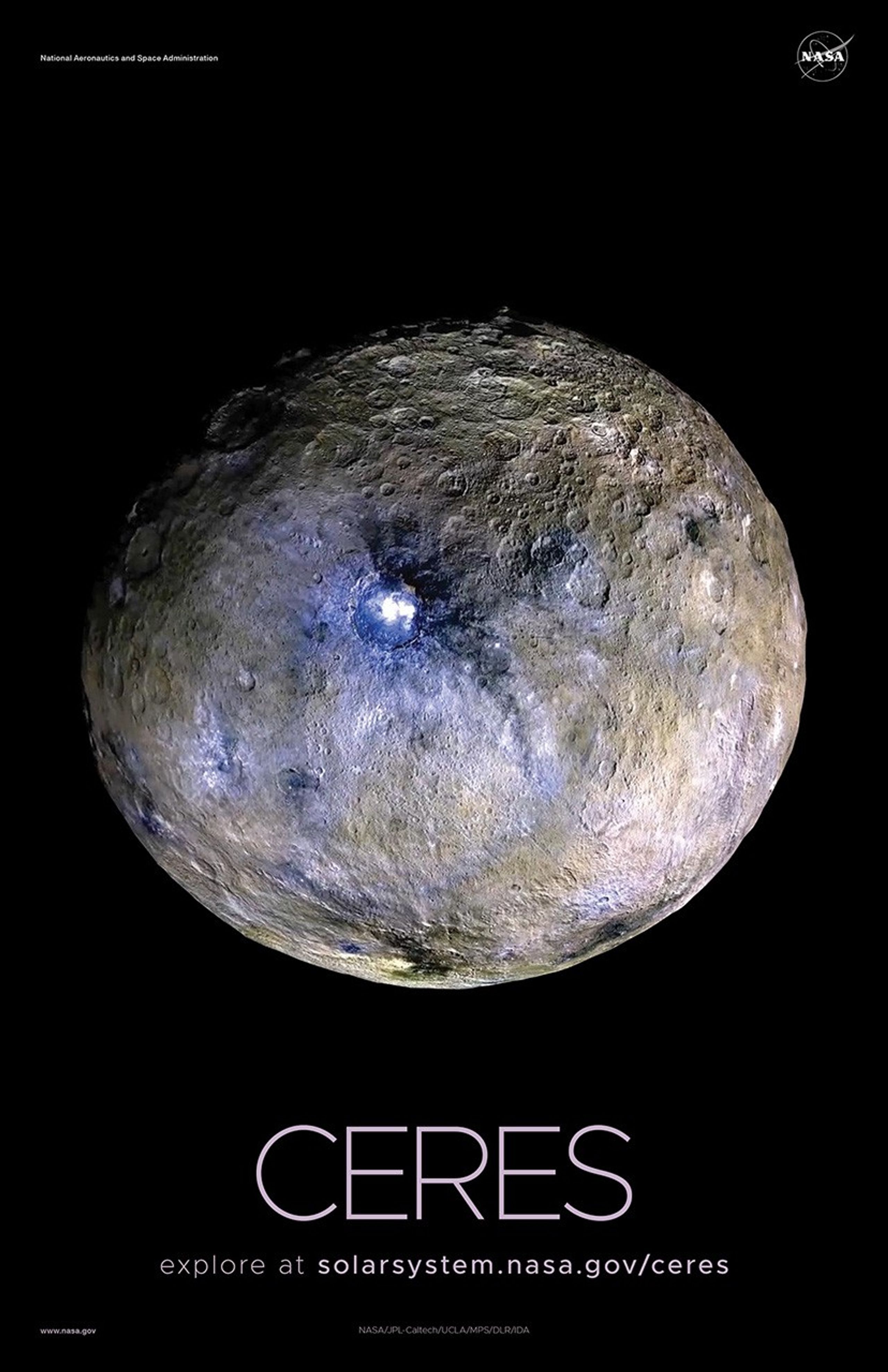 Ceres Poster - Version A - NASA Science