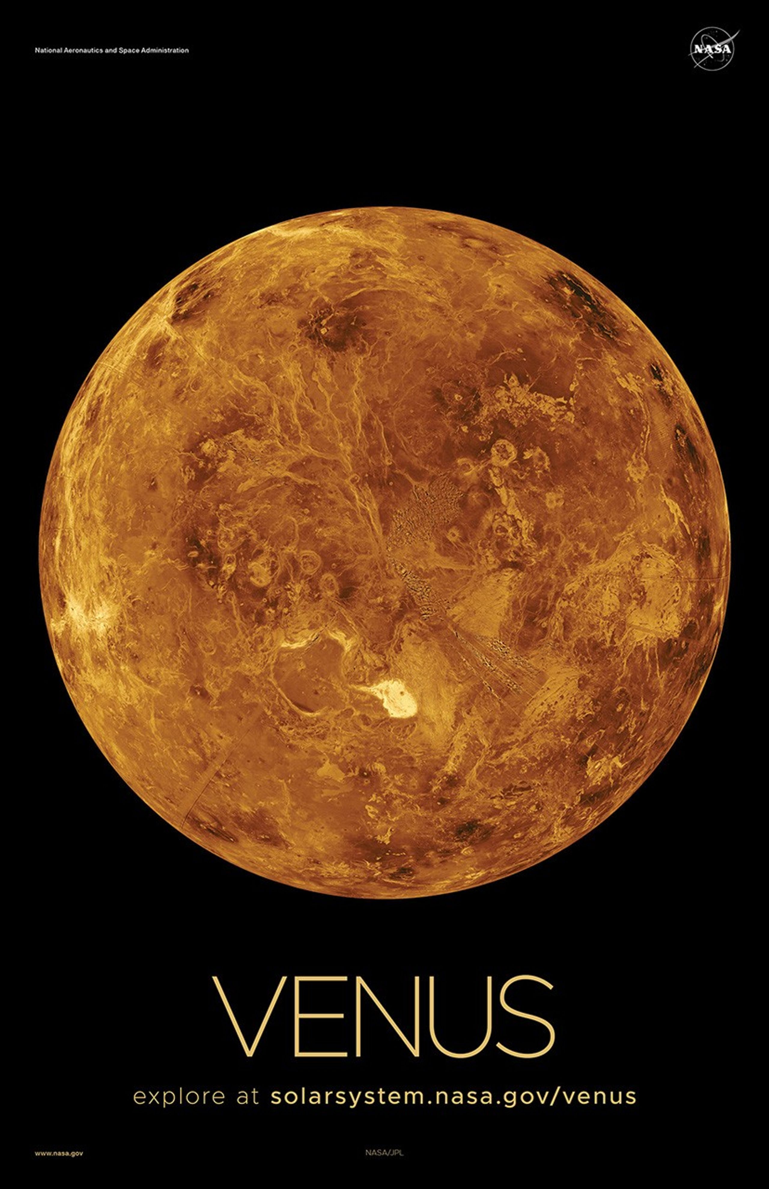 Venus Poster - Version A - NASA Science