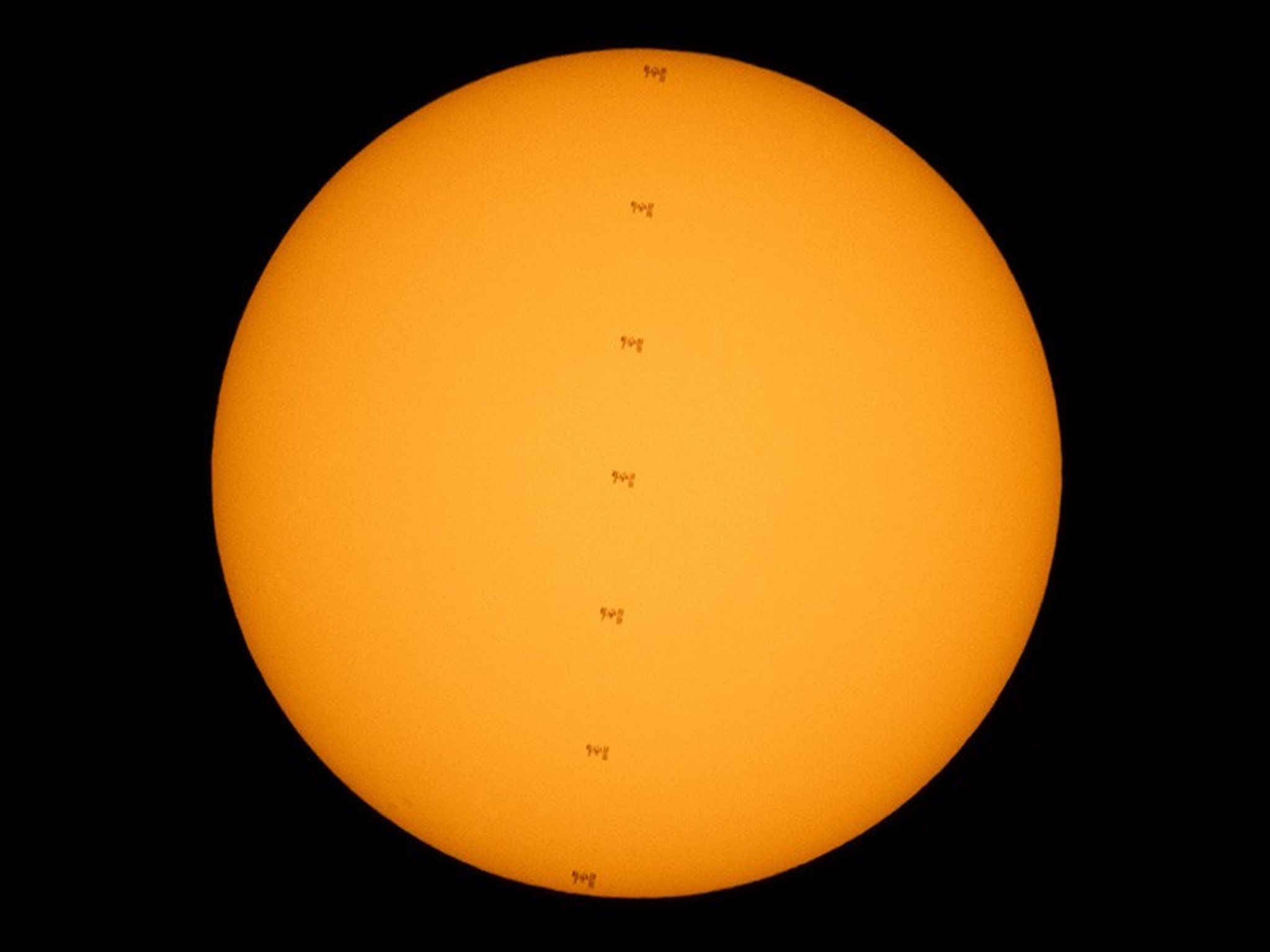 Space Station Transits the Sun - NASA Science